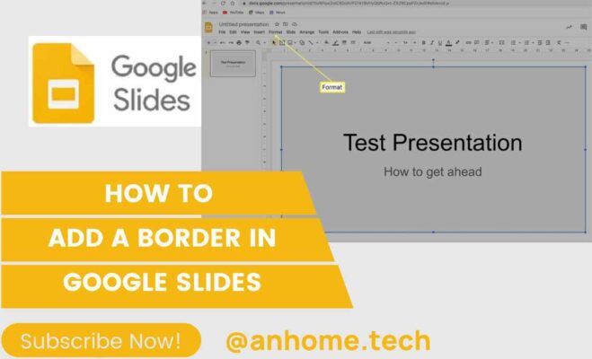 How to Add a Border in Google Slides: A Comprehensive Guide