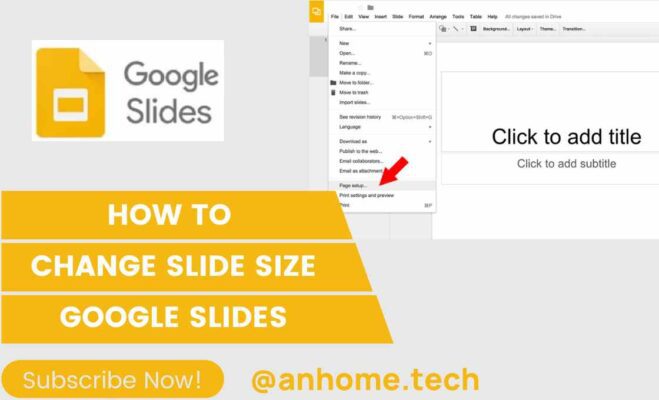 How to Change Slide Size in Google Slides