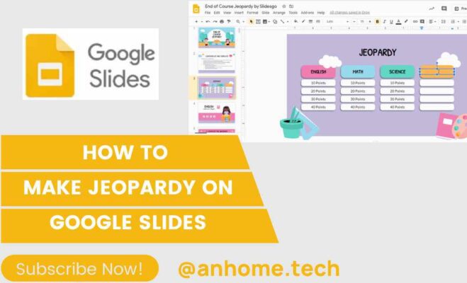 How to Make Jeopardy on Google Slides: A Step-by-Step Guide