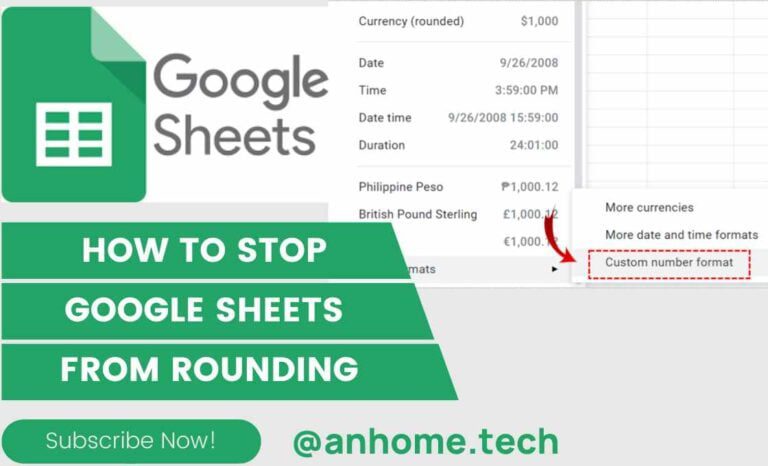How to Stop Google Sheets from Rounding: A Step-by-Step Guide